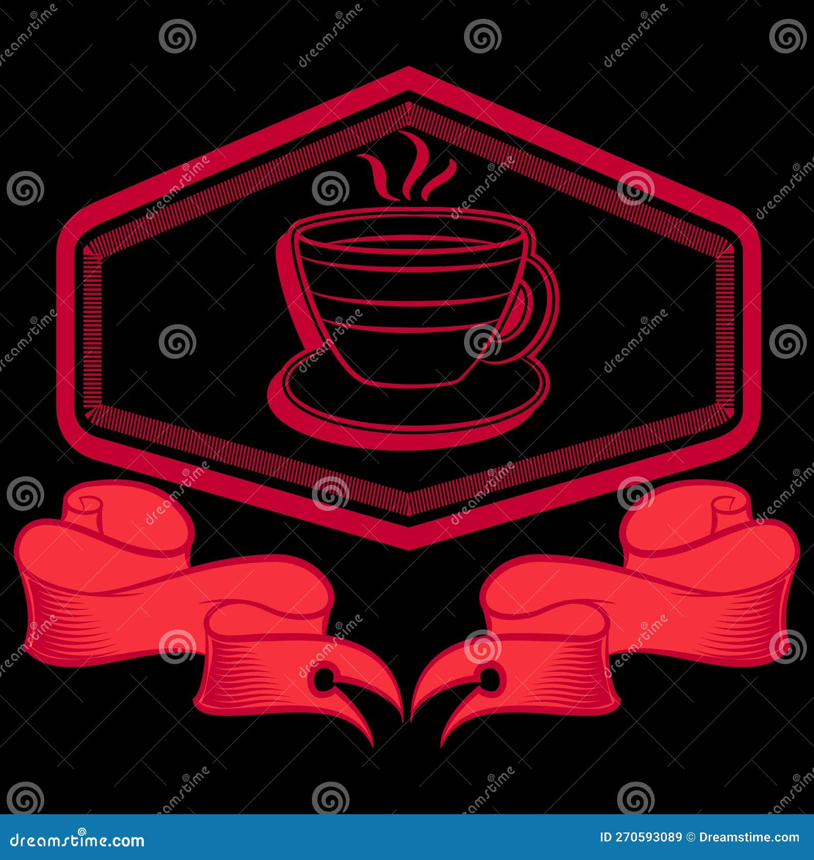 Classic Royal Emblem Heraldic. Embroidery Emblem Template Vector ...