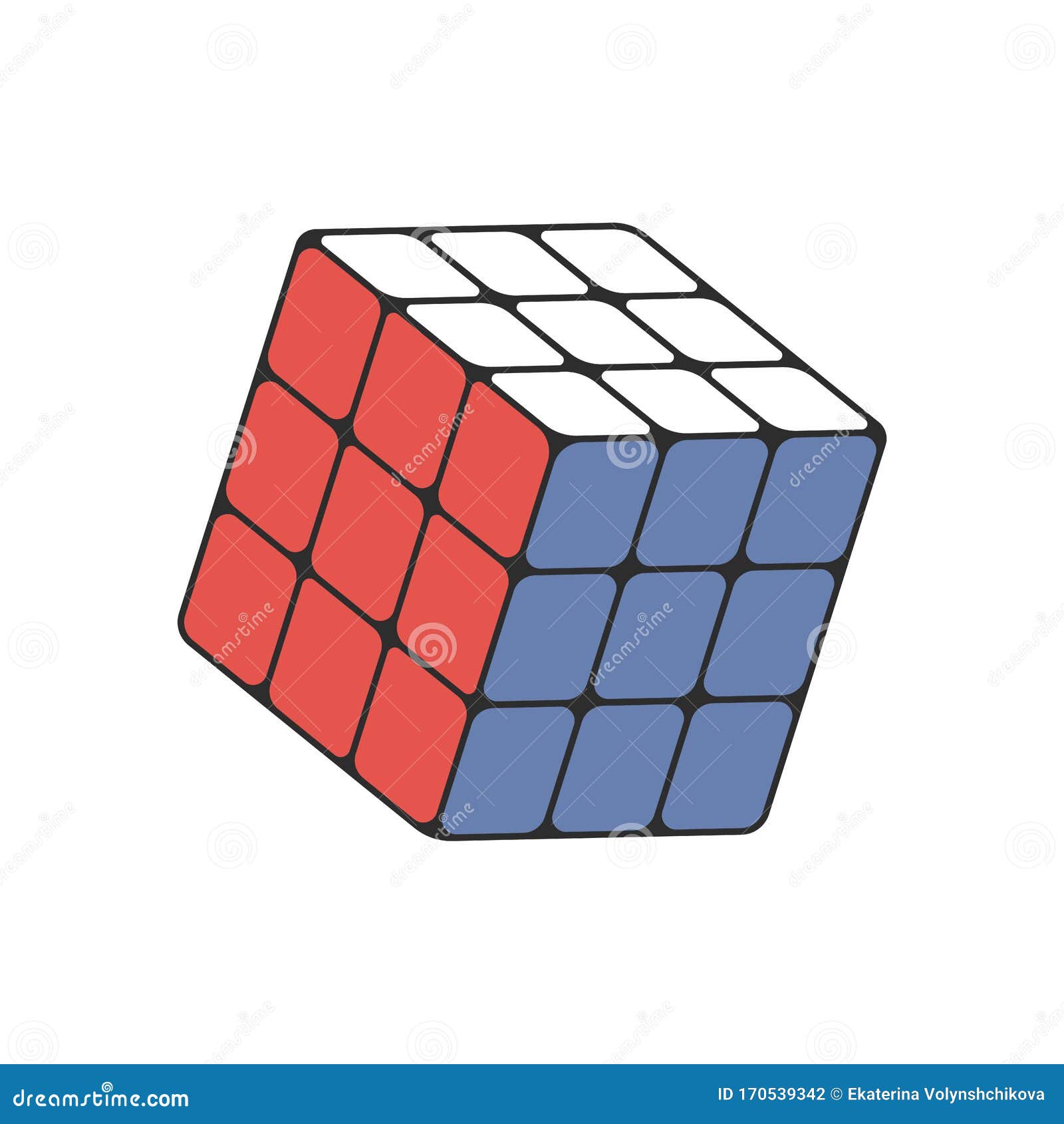 Classic Rubik`s Cube. Intelligent Puzzle Toy Editorial Photography ...