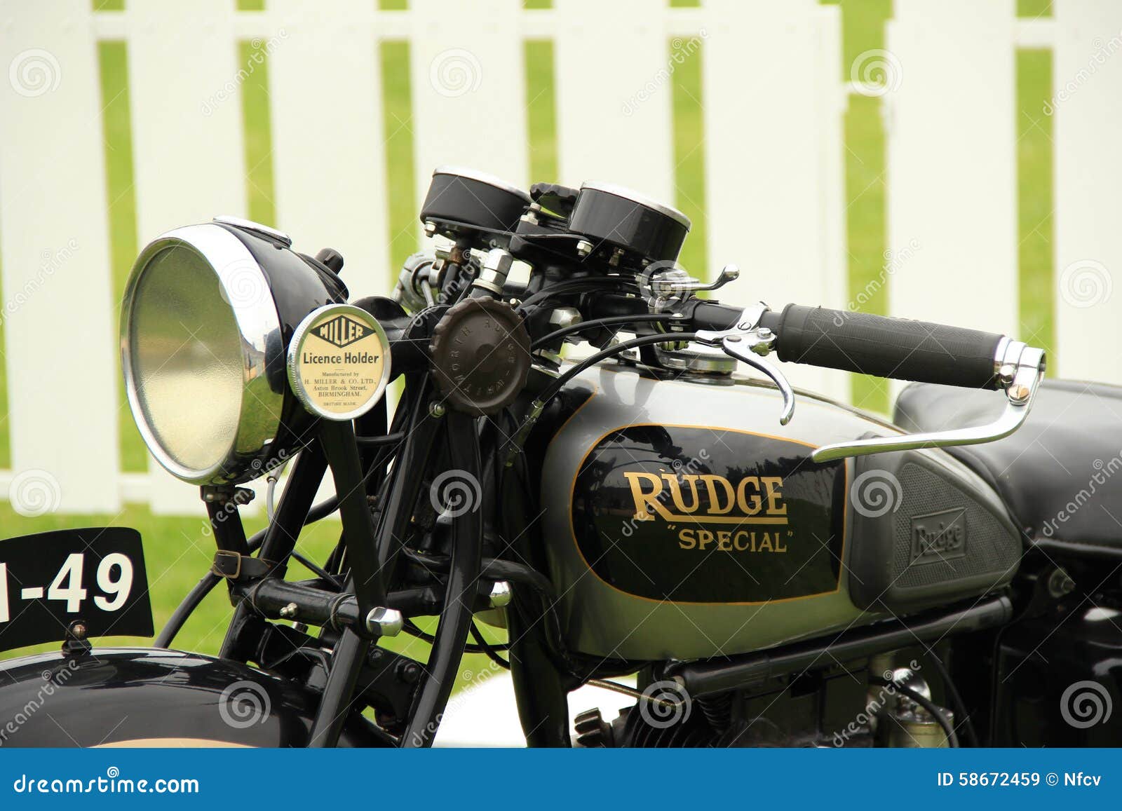 Classic Rudge Special editorial stock image. Image of dirt - 58672459