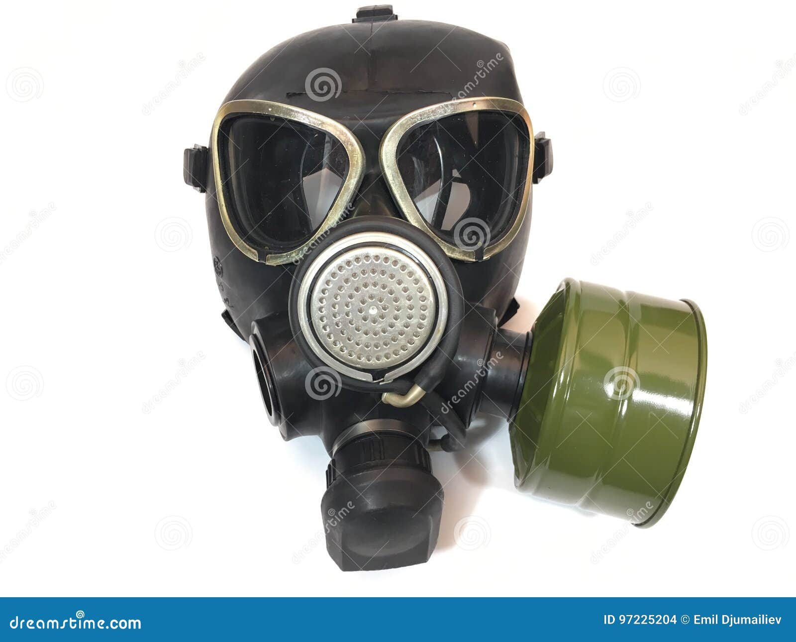 Classic Russian Army Gas Mask Stock Photo - Image of green, russian ...
