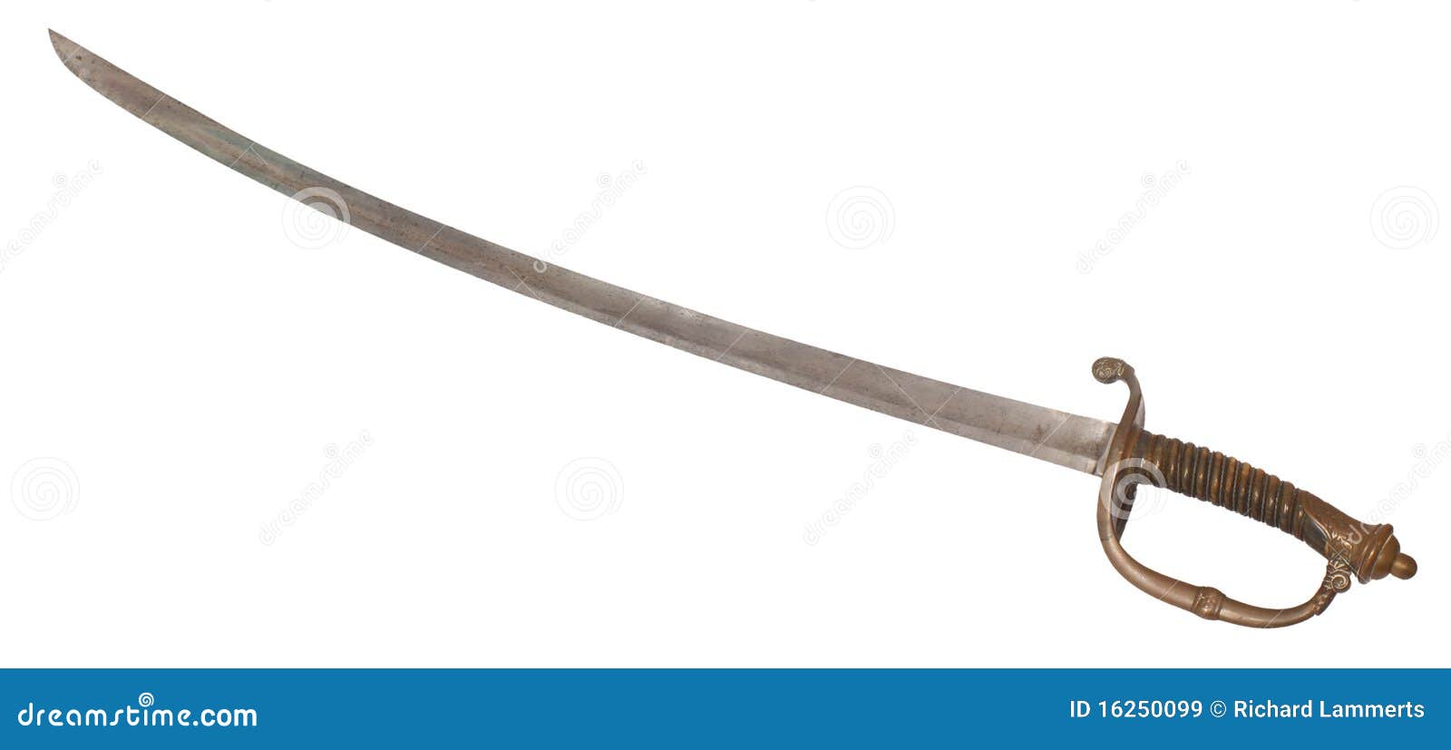 Sabre Isolated On Orange Background. Royalty-Free Stock Photography ...