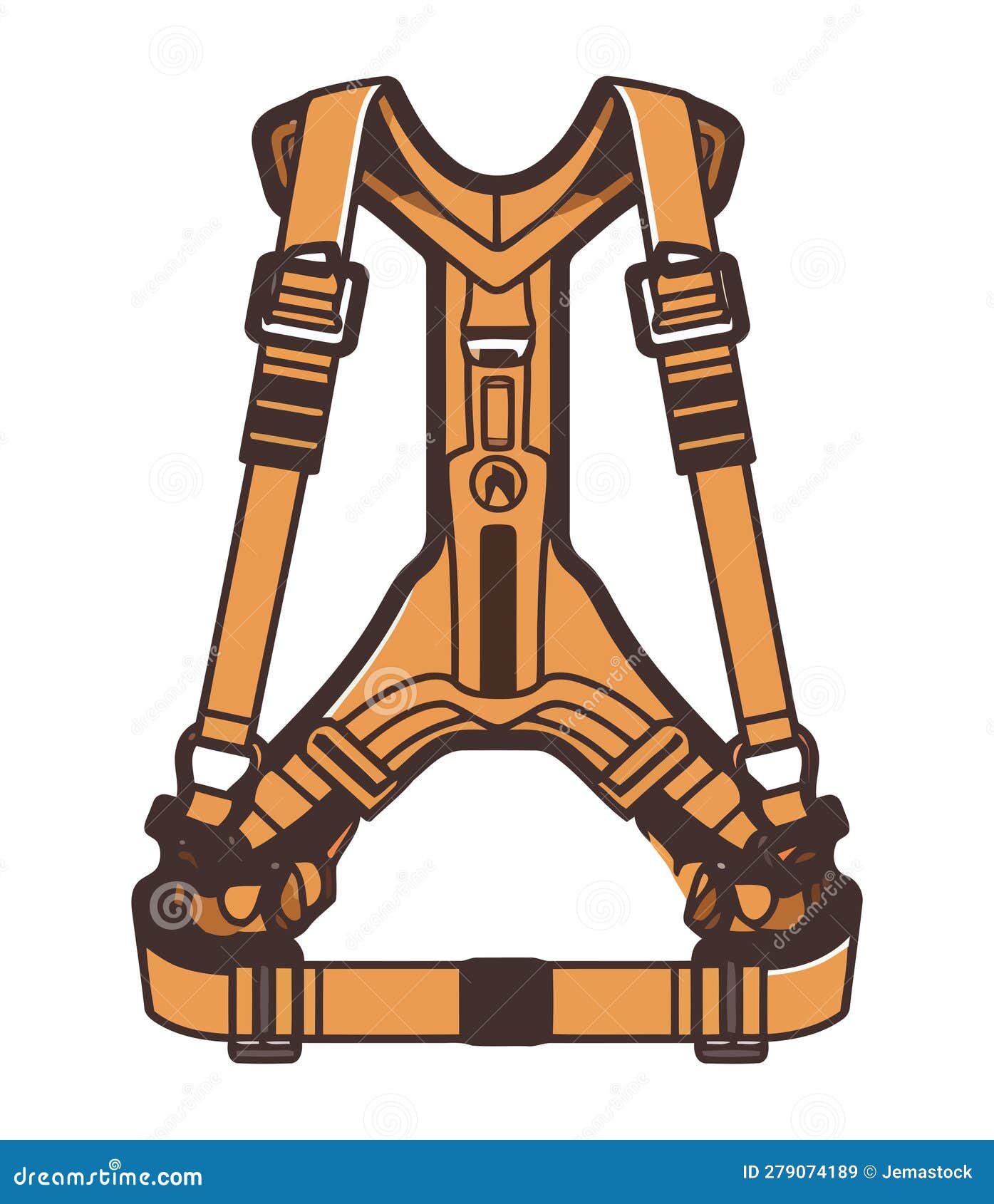 Classic Safety Harness Tool Icon Stock Vector - Illustration of ...