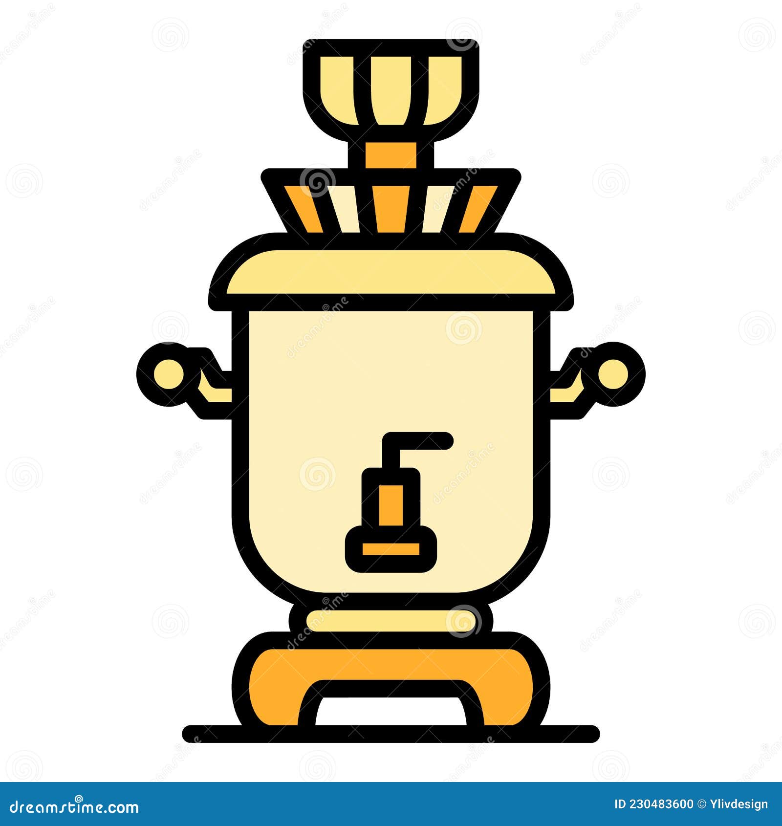 Samovar Icon. Trendy Samovar Logo Concept On White Background Fr ...