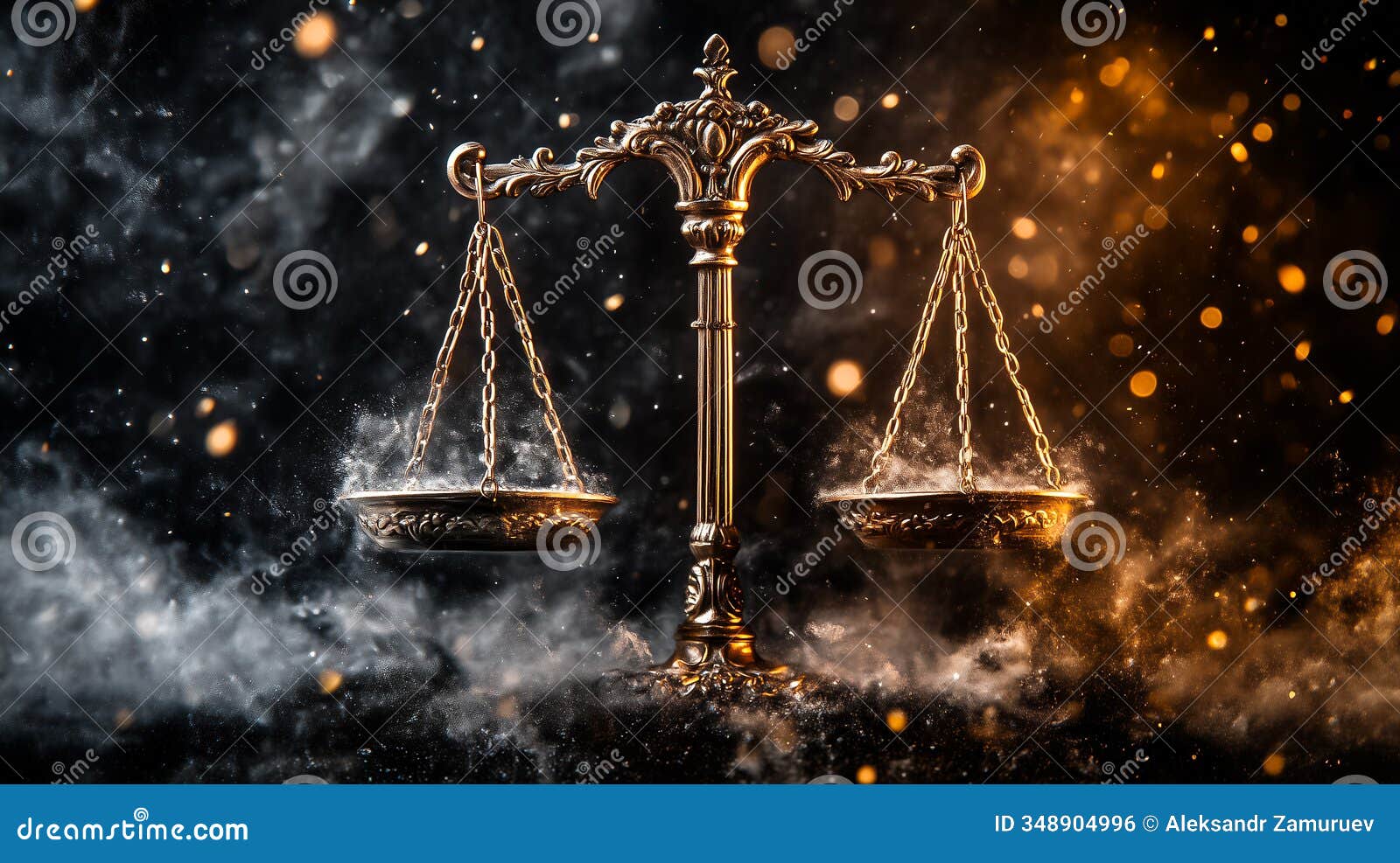 A Classic Scale Shows One Side Much Heavier Than the Other Against a ...