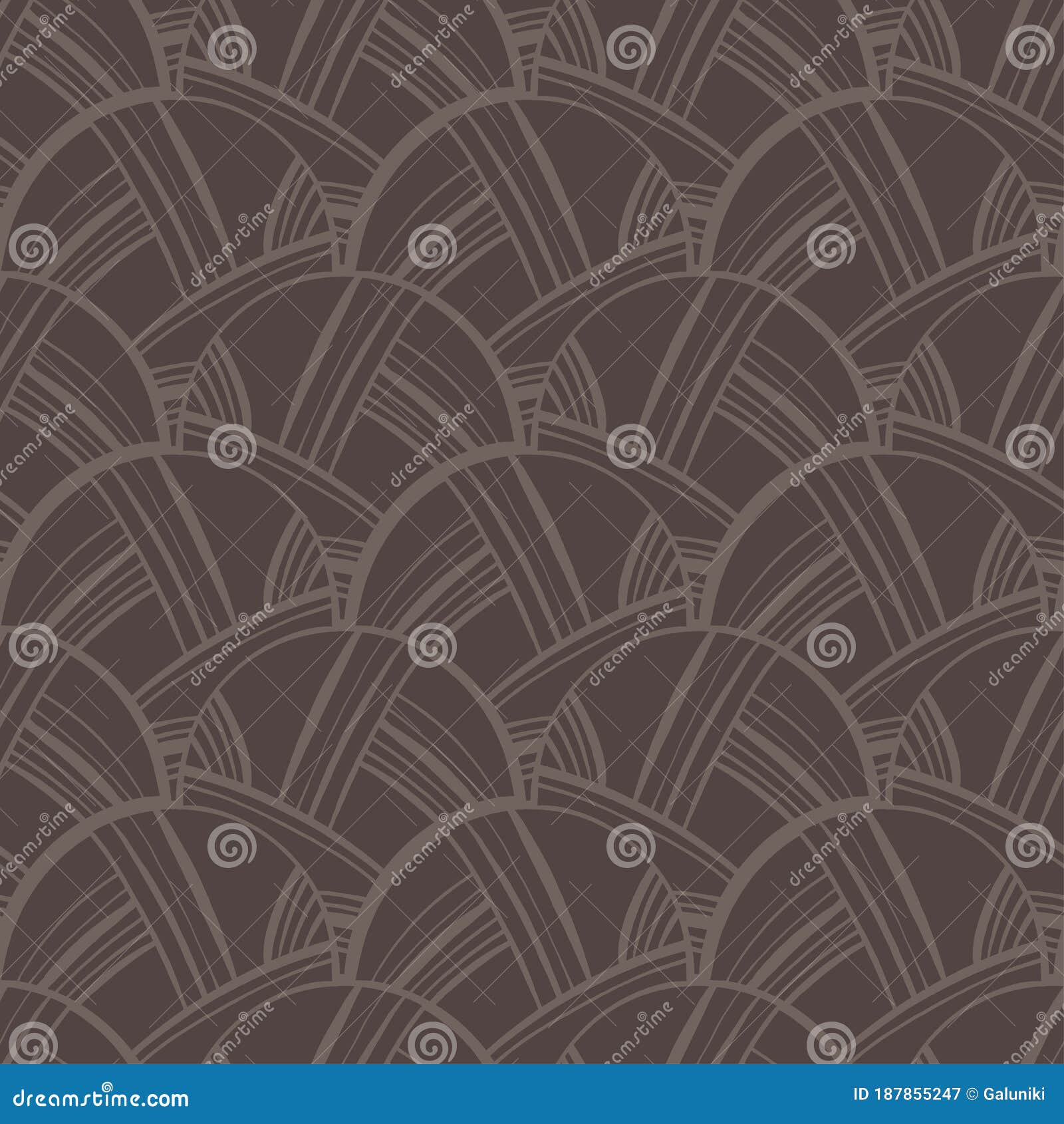 Classic Scales Pattern with Hand Drawn Lines Stock Vector ...