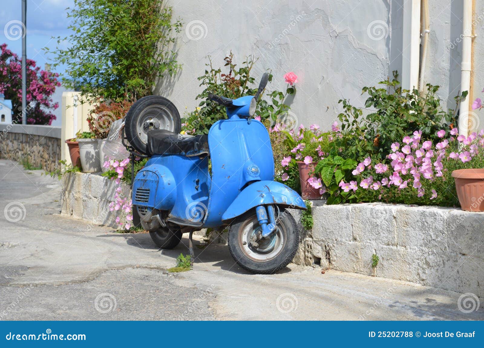 Classic Scooter stock photo. Image of summer, rust, vespa - 25202788