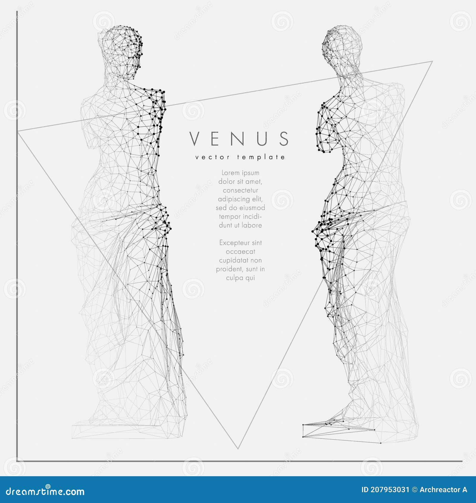 Venus Line Illustration Logo Design Body Shape | CartoonDealer.com ...