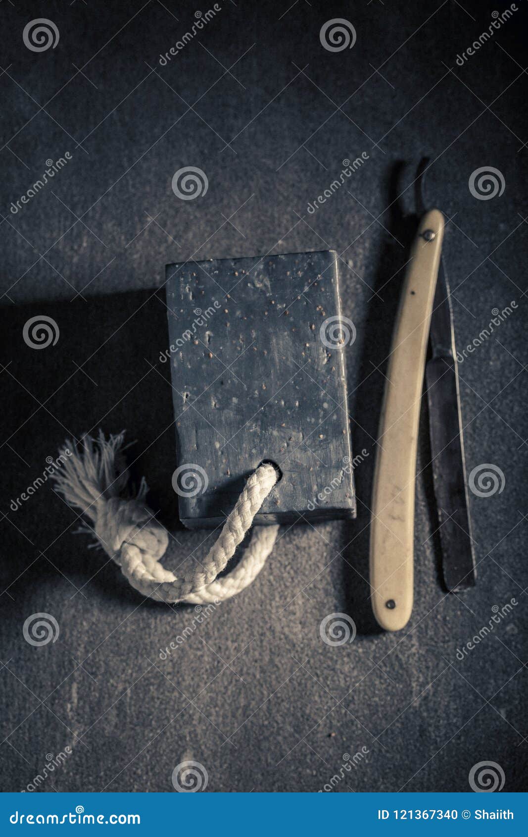 Classic Shave Tools with Brush, Razor, Soap Stock Photo - Image of ...