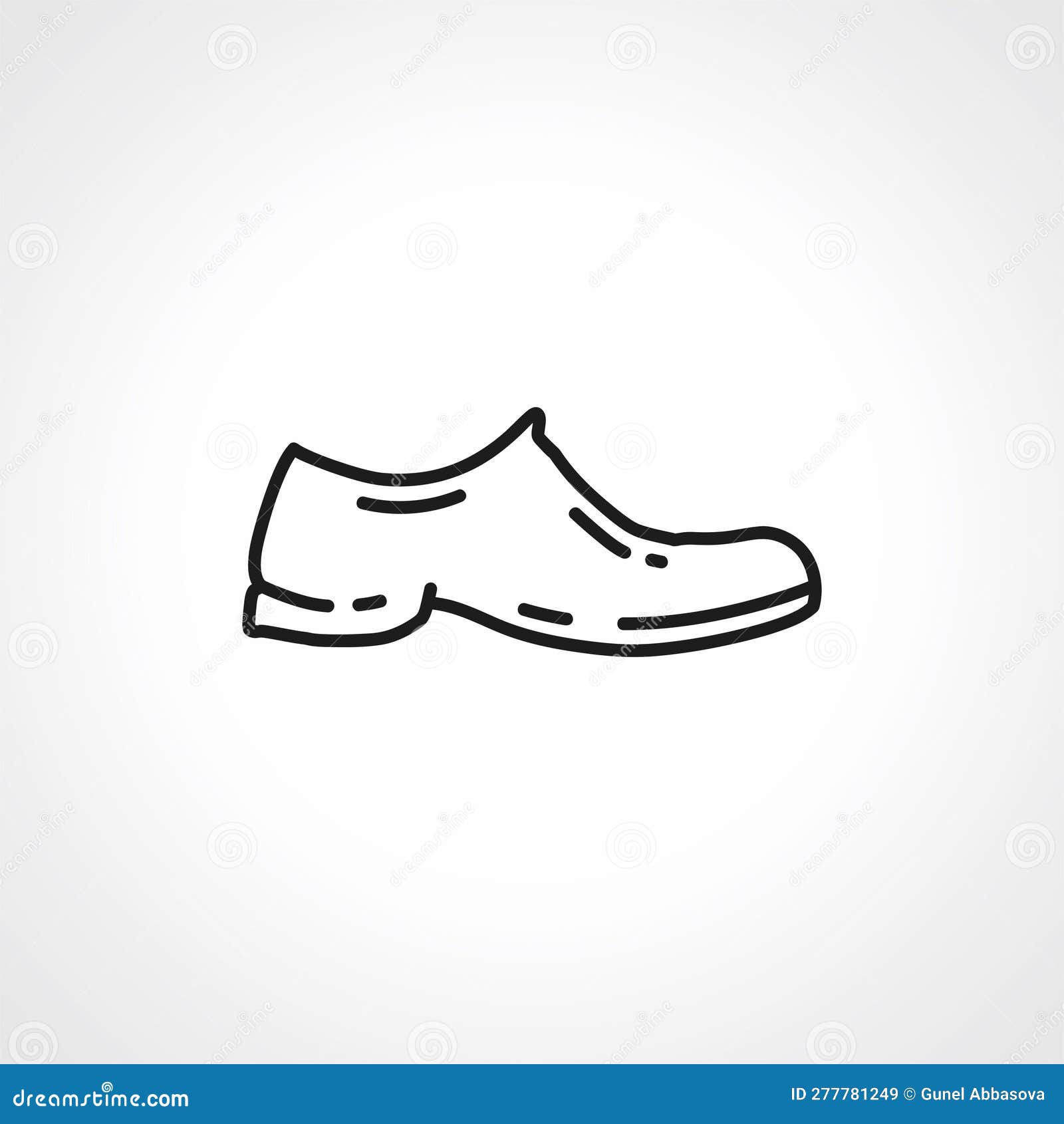 Classic Shoe Line Icon. Shoe Icon Stock Vector - Illustration of ...