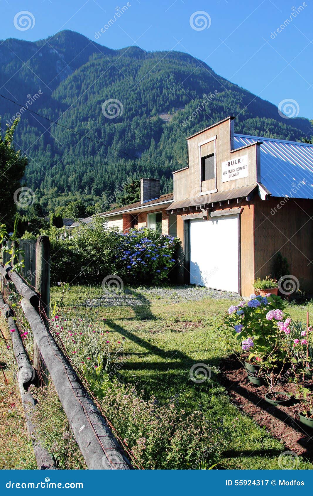 Classic Small Town Architecture Stock Image - Image of building, flat ...