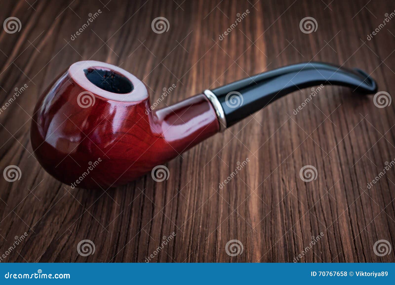 Classic smoking pipe stock photo. Image of habit, object - 70767658