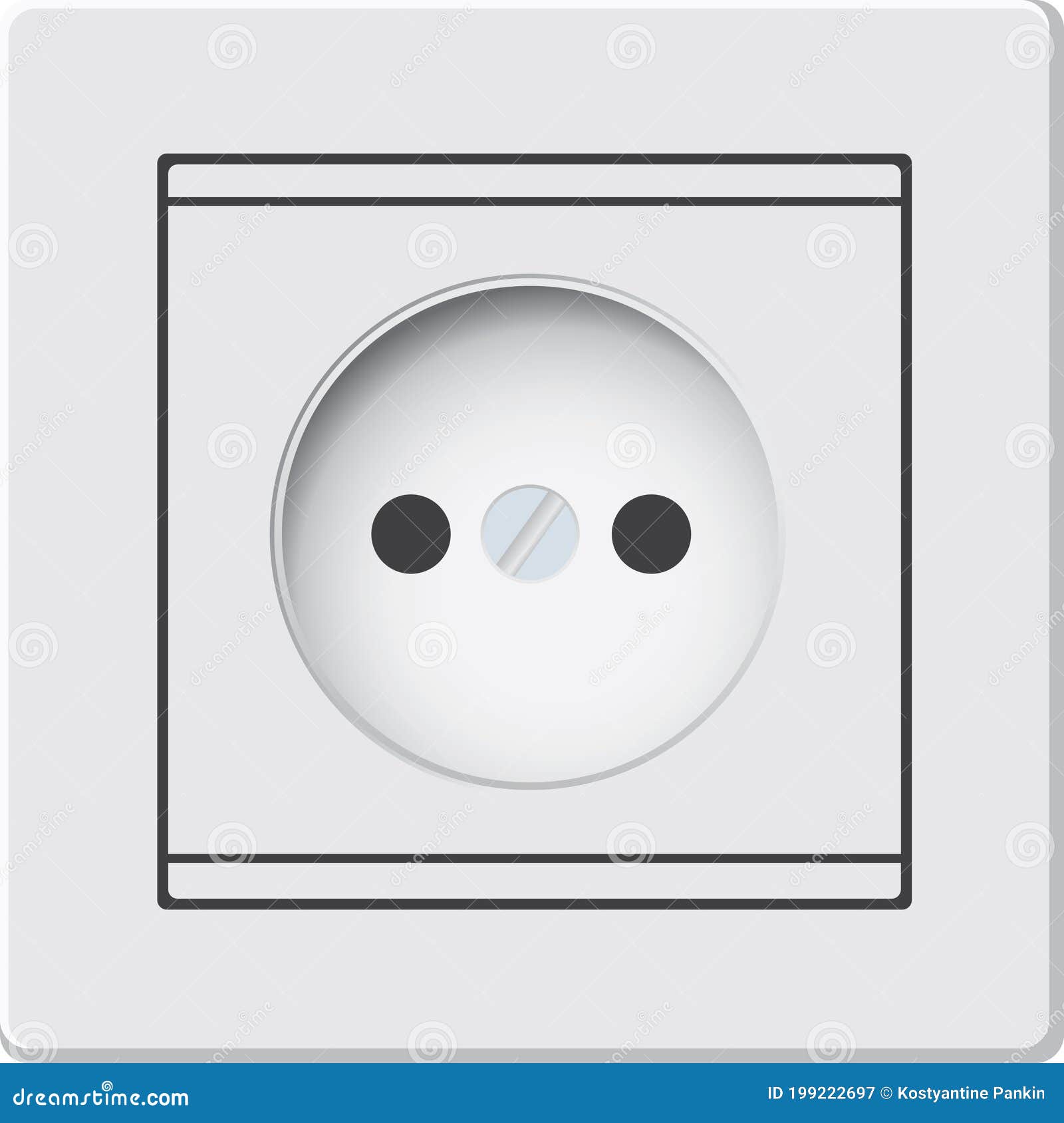 Classic Socket European Style Stock Vector - Illustration of classic ...