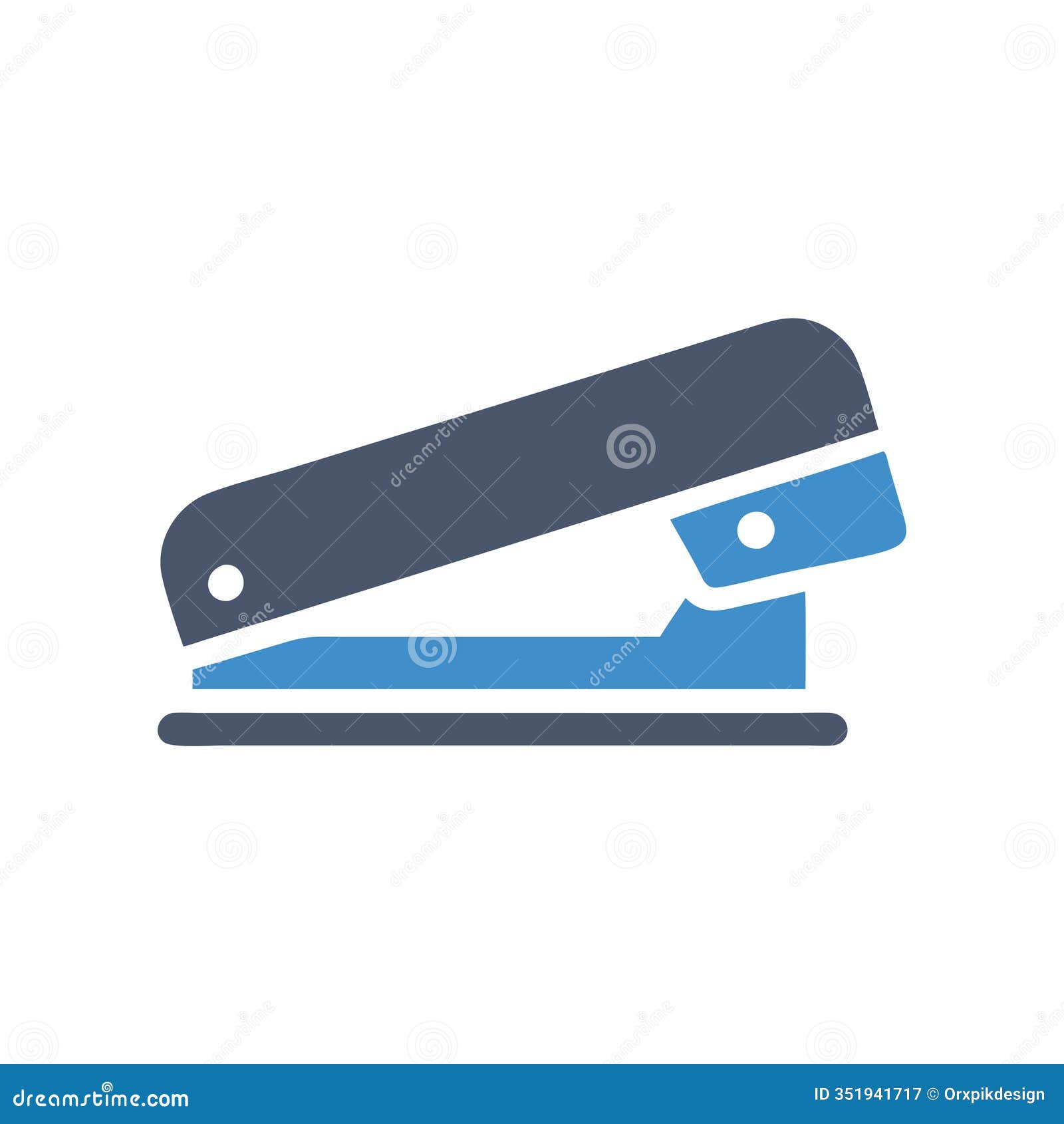 Classic Stapler Icon stock vector. Illustration of vector - 351941717