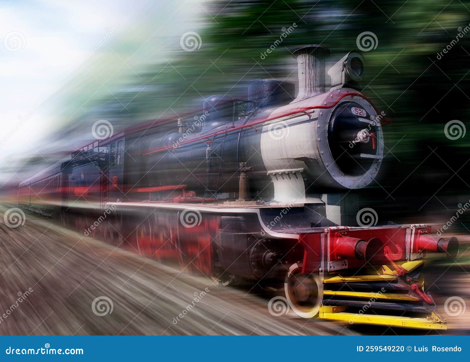 Classic Steam Train 20th Century Stock Photo - Image of transport ...