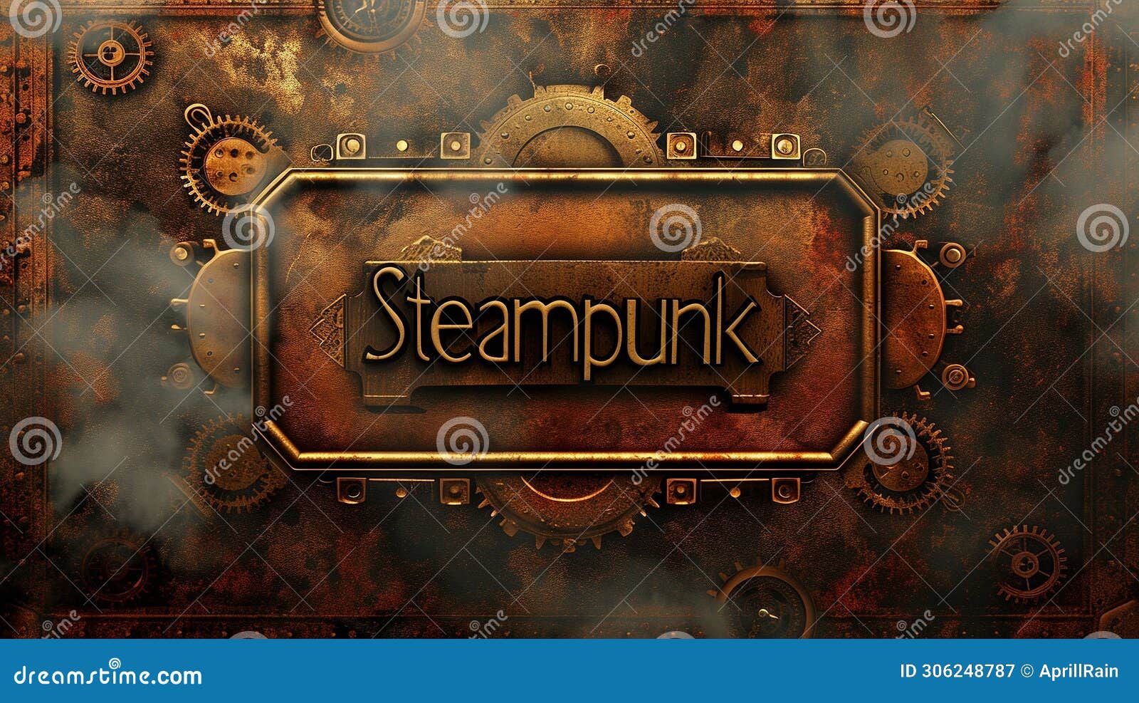 Classic Steampunk Background. Stock Image - Image of wallpaper, vintage ...
