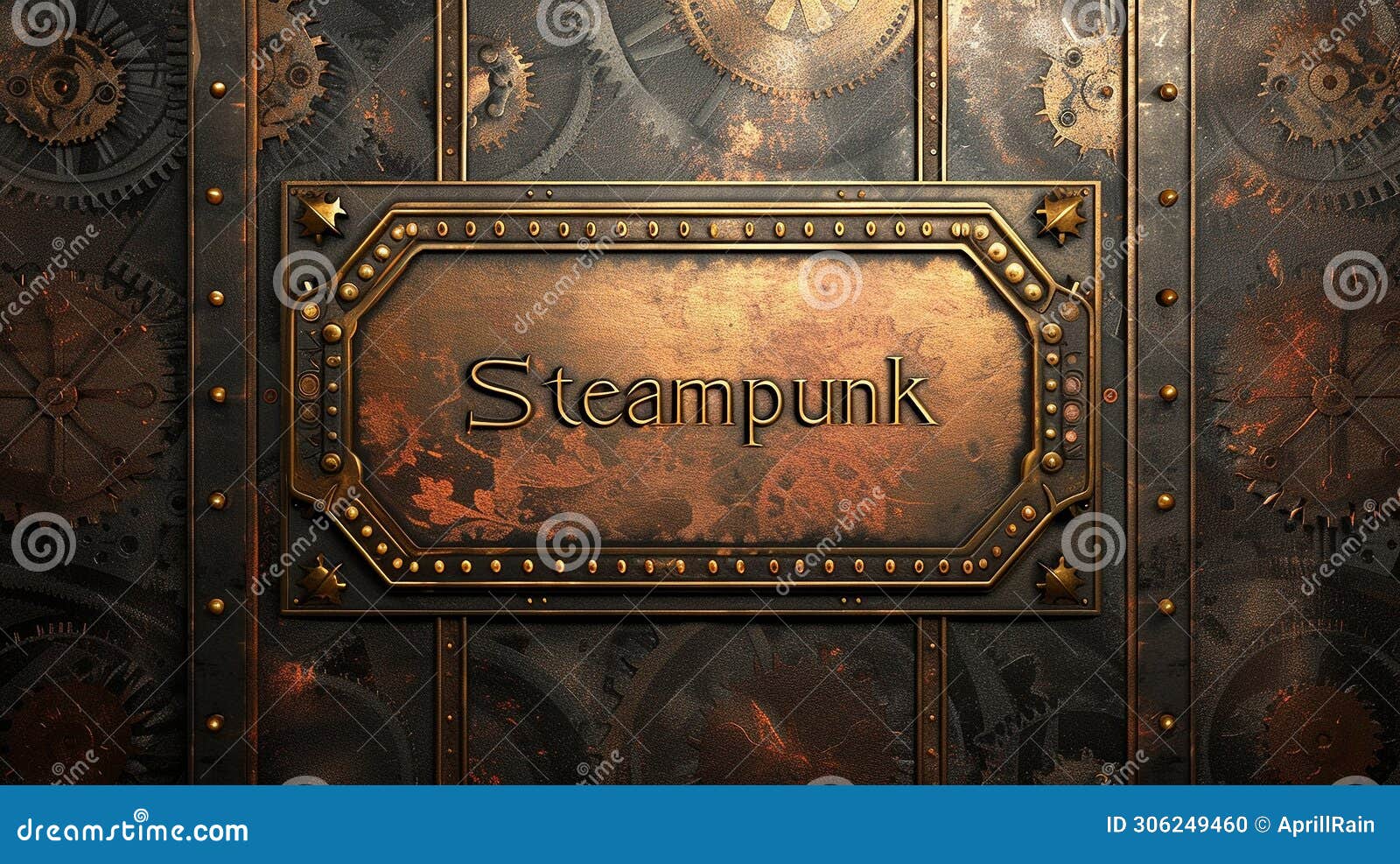 Classic Steampunk Background. Stock Photo - Image of wallpaper, gears ...