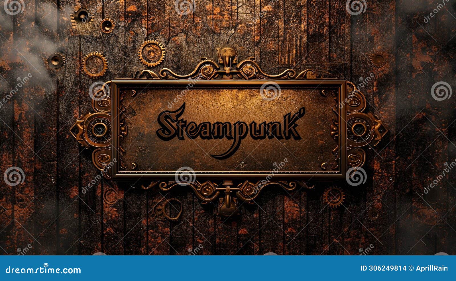 Classic Steampunk Background. Stock Photo - Image of vintage, classic ...