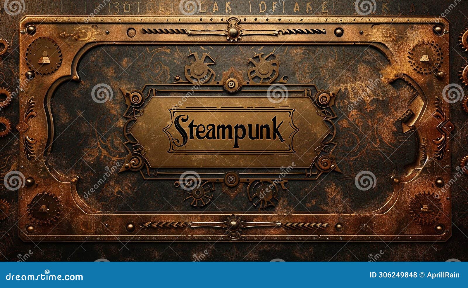 Classic Steampunk Background. Stock Photo - Image of vintage, abstract ...