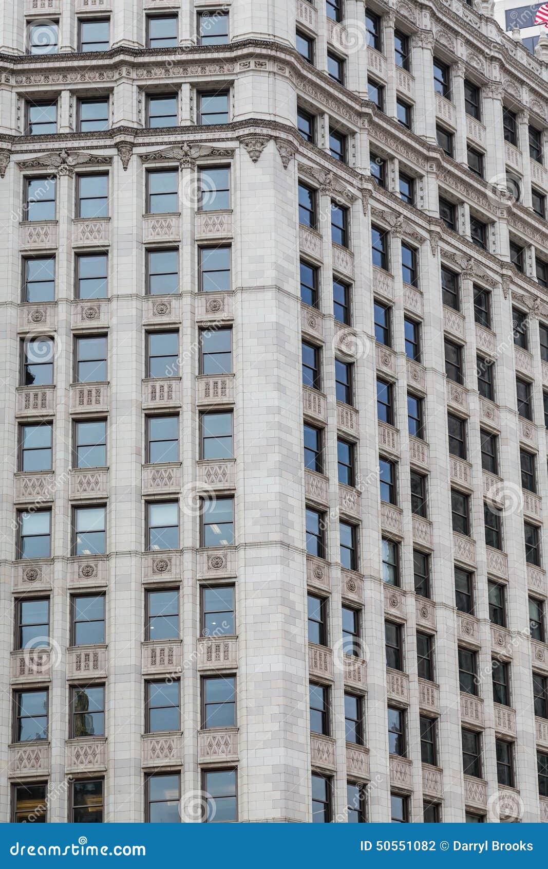 Classic Stone Chicago Tower Stock Photo - Image of wall, tower: 50551082