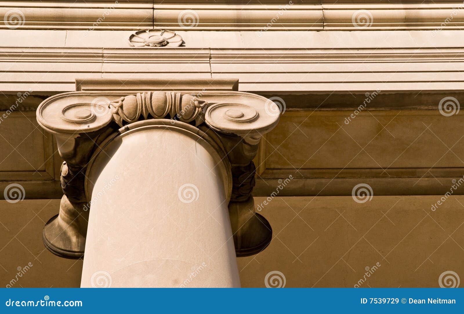 Classic Stone Column stock image. Image of artwork, architecture - 7539729
