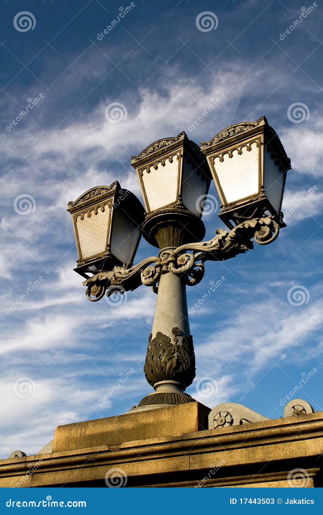 Classic Street Lamp Royalty-Free Stock Photography | CartoonDealer.com ...