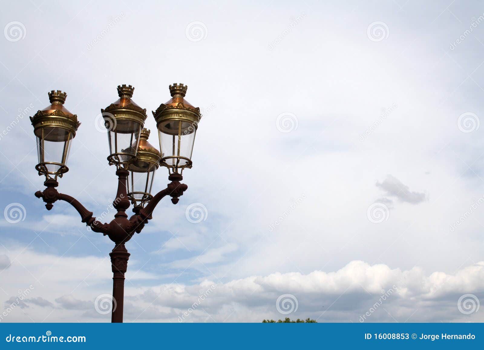Classic streetlight stock image. Image of streetlamp - 16008853