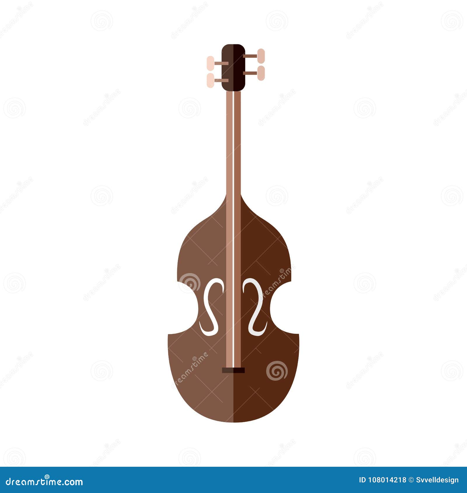 Classic String Instrument Vector Illustration Graphic Stock Vector ...