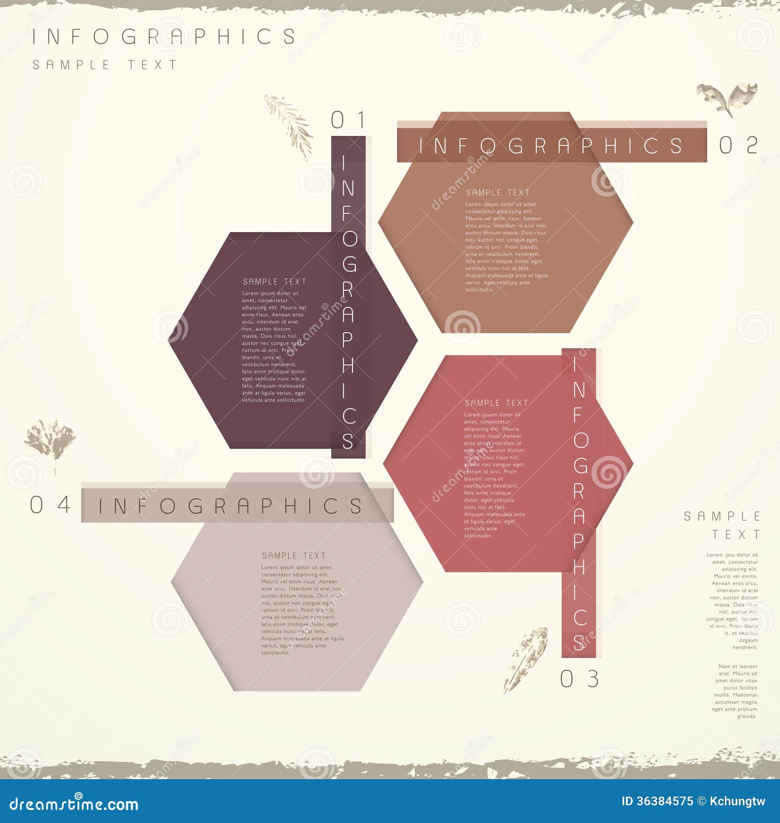 Classic Style Abstract Hexagon Tag Infographics Stock Vector ...