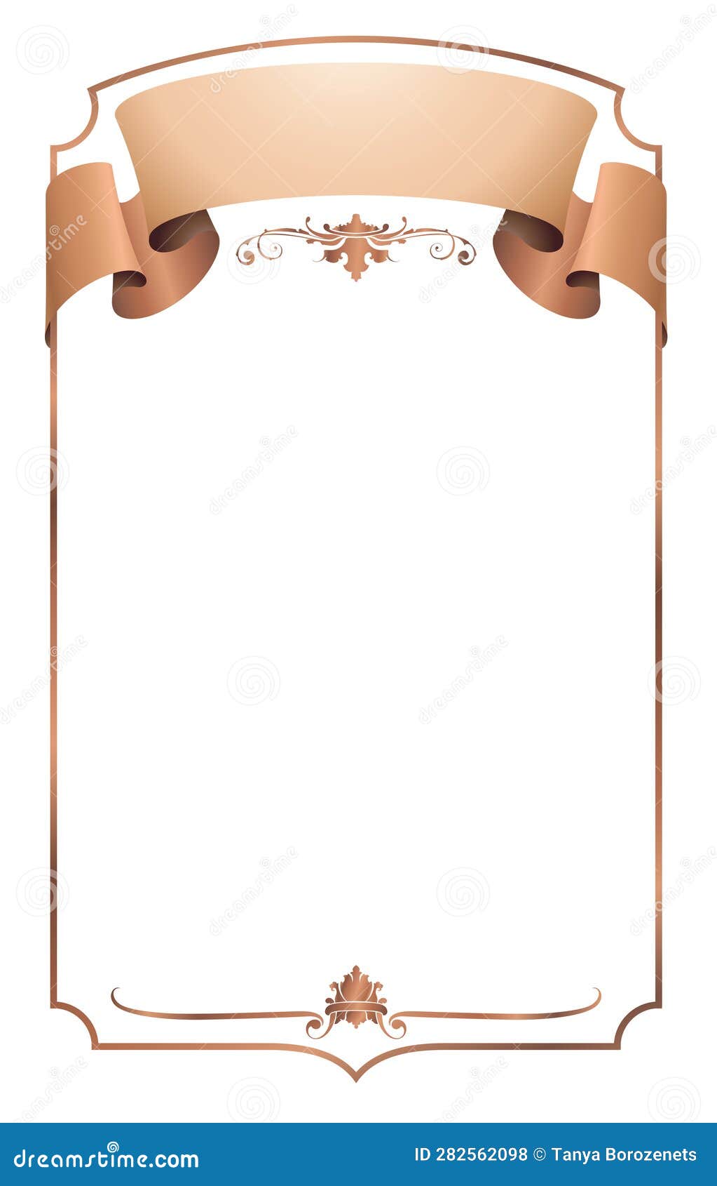 Background with Ribbon Banner . Stock Photo - Illustration of nostalgia ...