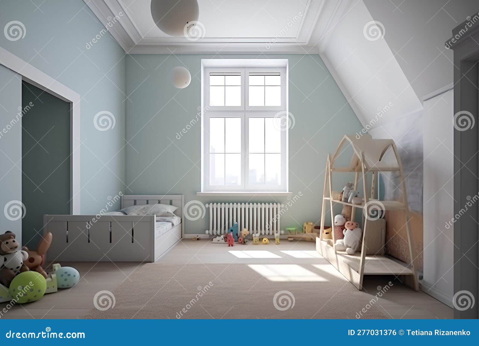 Classic Style Interior of Children Room. AI Generated Stock ...