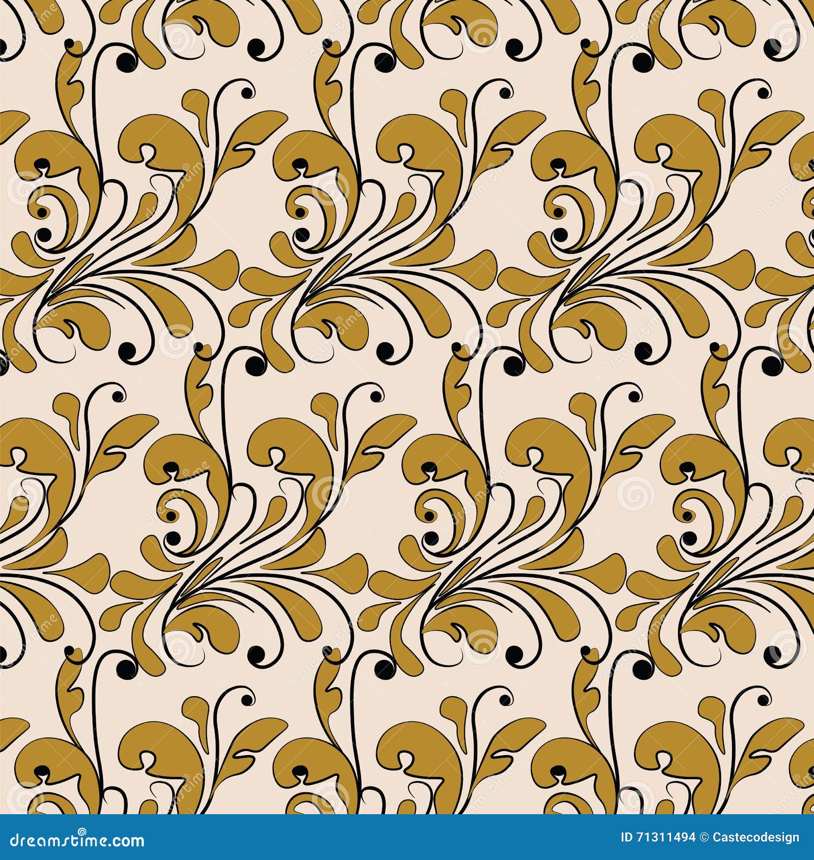 Classic style ornament stock vector. Illustration of card - 71311494