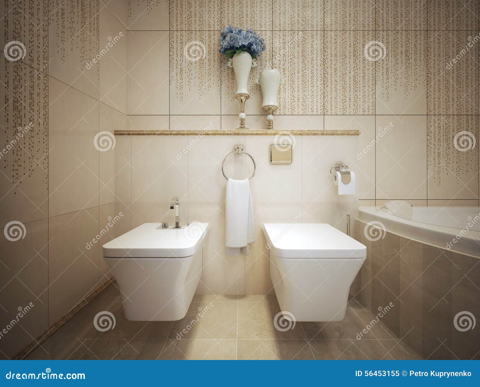Classic style WC stock image. Image of hygienic, deco - 56453155
