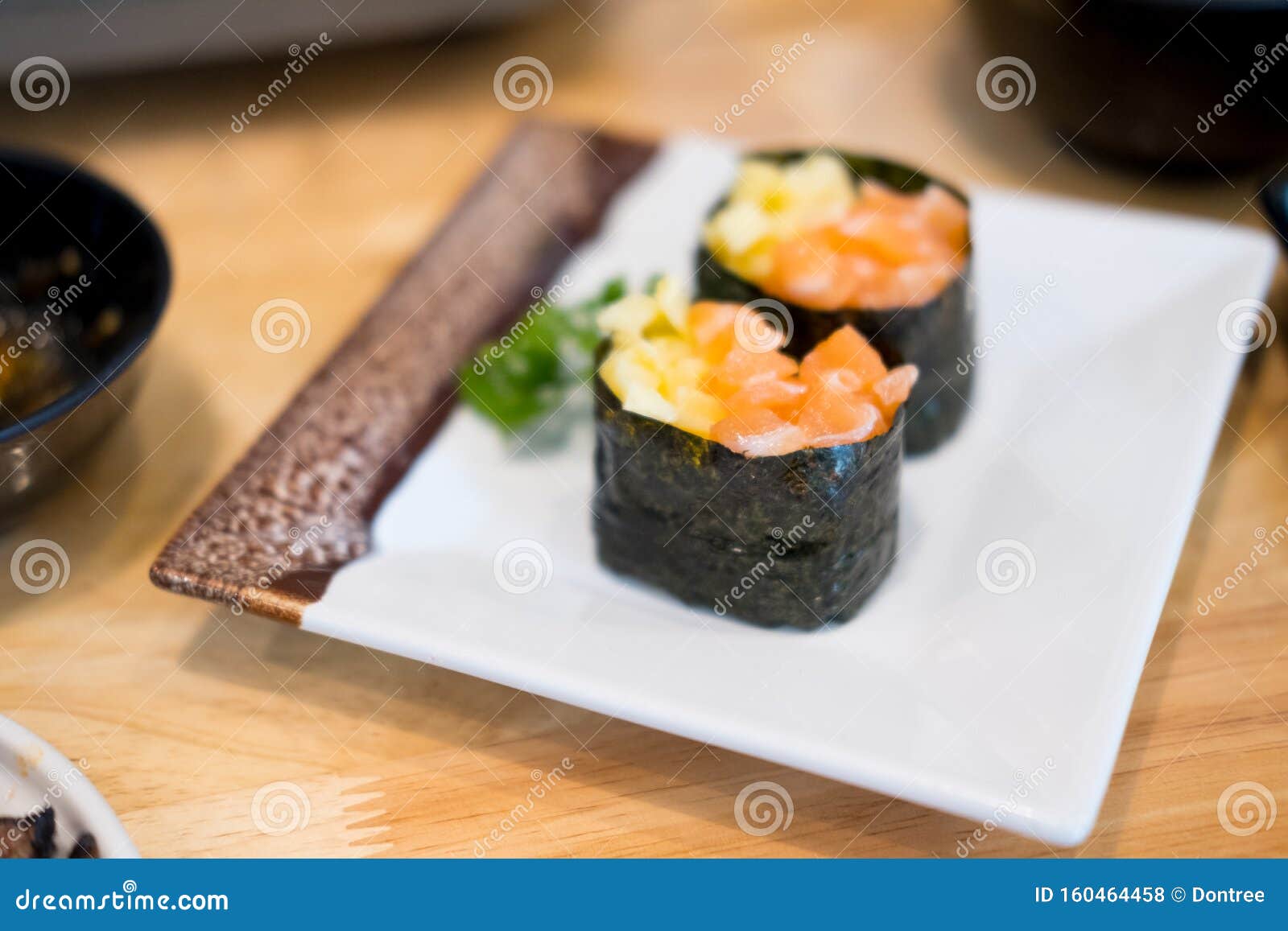 Classic sushi roll stock photo. Image of asian, oriental - 160464458