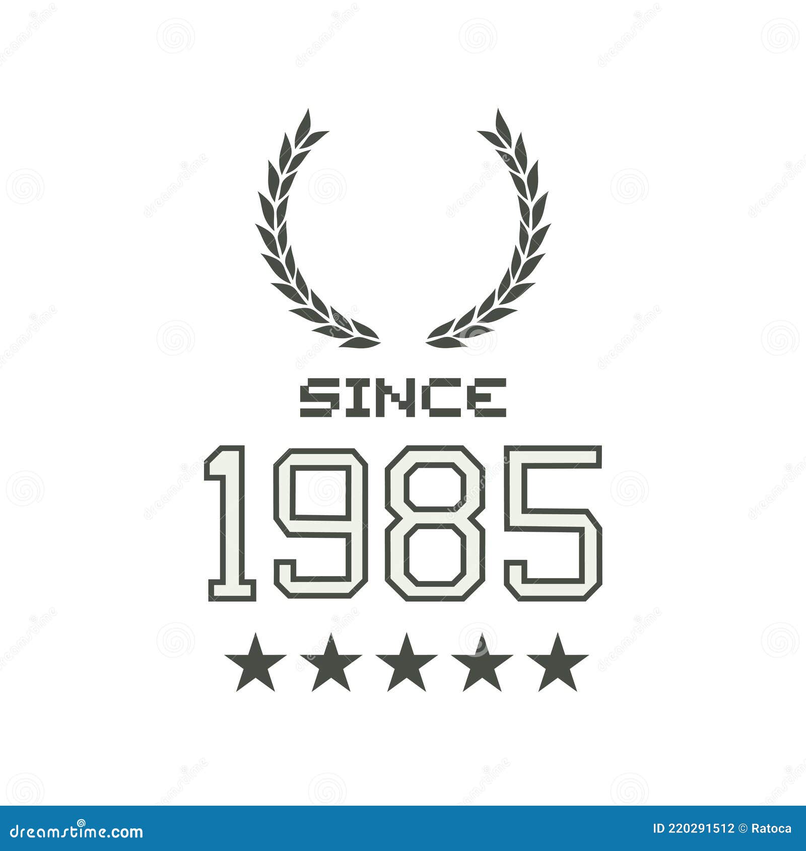 Since 1985 classic symbol stock vector. Illustration of decoration ...