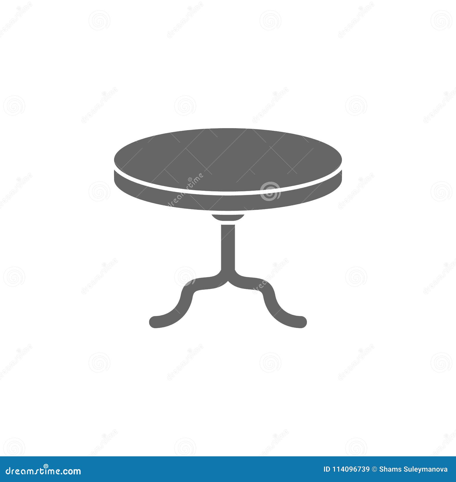 Classic Table Icon. Simple Element Illustration. Classic Table Symbol ...