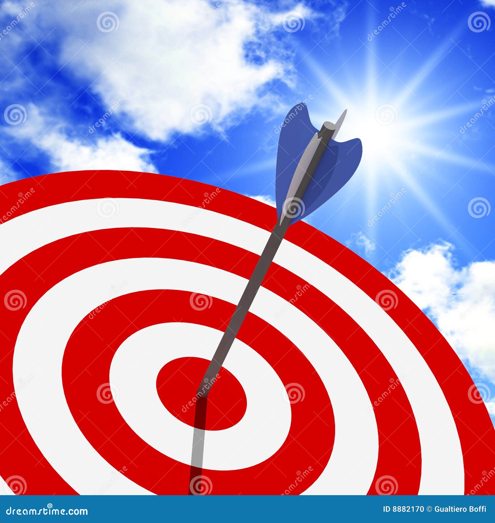 Classic Target Blue Sky Stock Illustrations – 12 Classic Target Blue ...