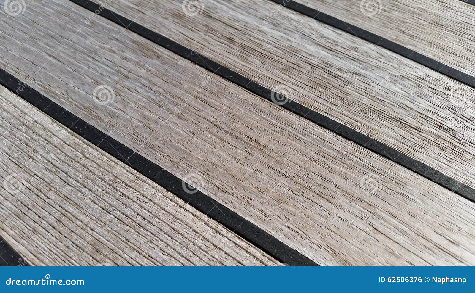 Classic Teak Decking with Black Caulking Stock Photo - Image of teak ...
