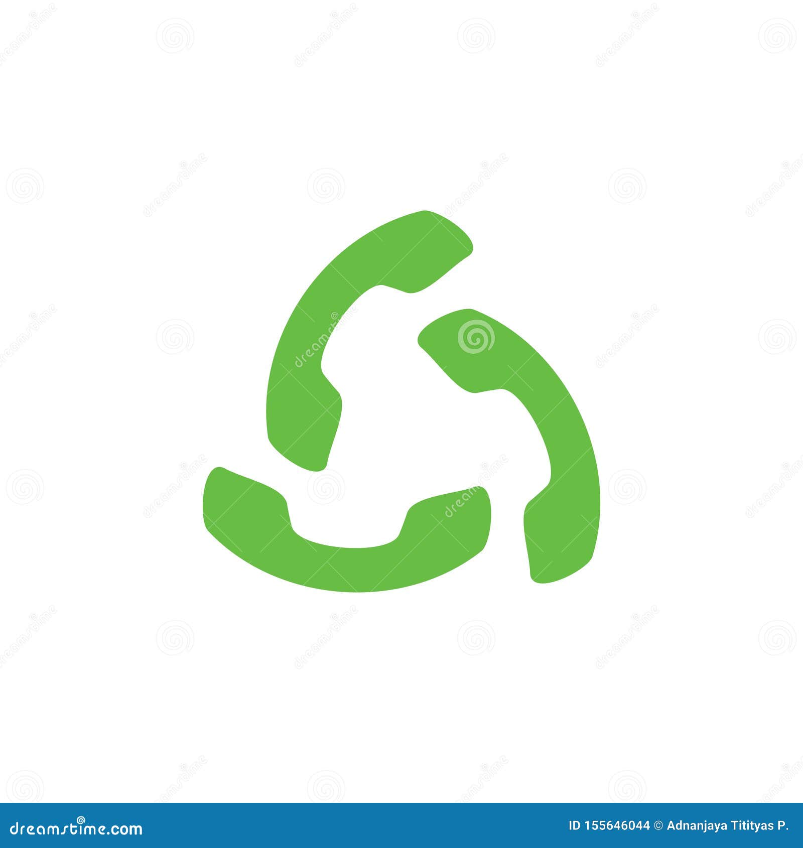 Classic Telephone Circle Logo Vector Stock Vector - Illustration of ...