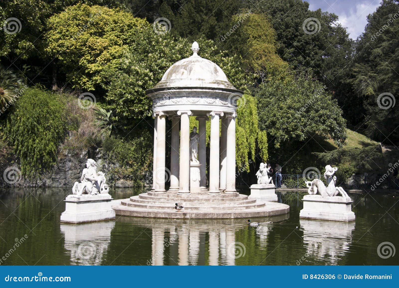 Classic Temple stock photo. Image of small, artificial - 8426306