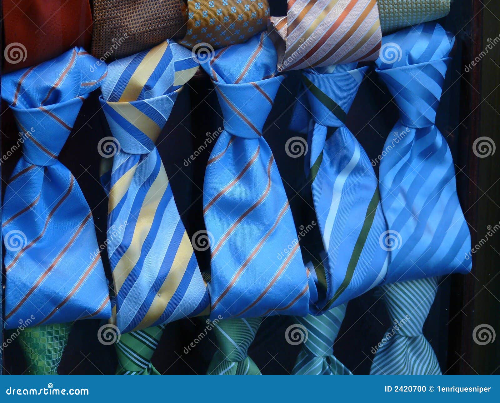 Classic ties stock photo. Image of cotton, formal, drape - 2420700