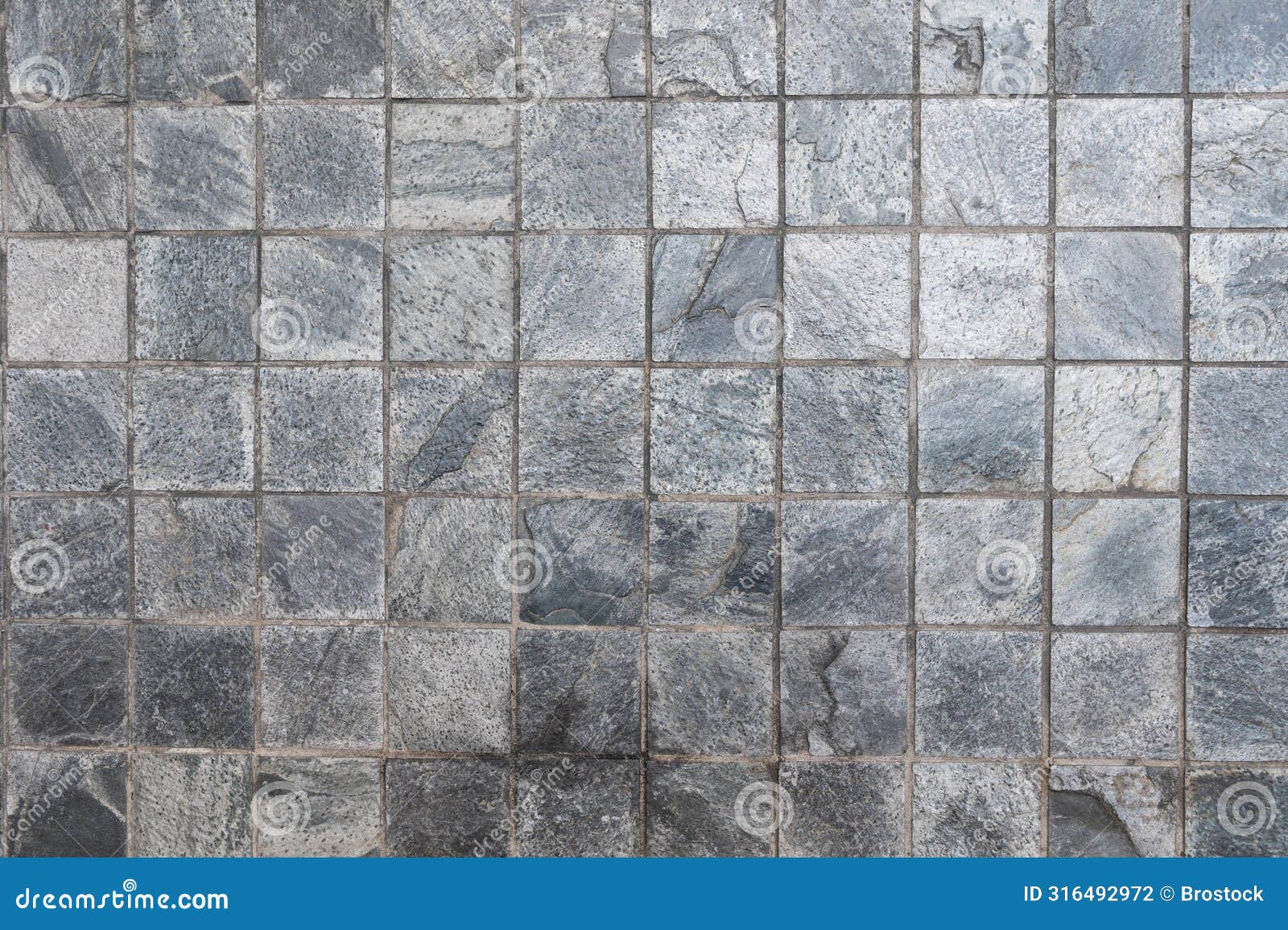 Classic Tile of Stone Wall from Small Square Parts Stock Photo - Image ...