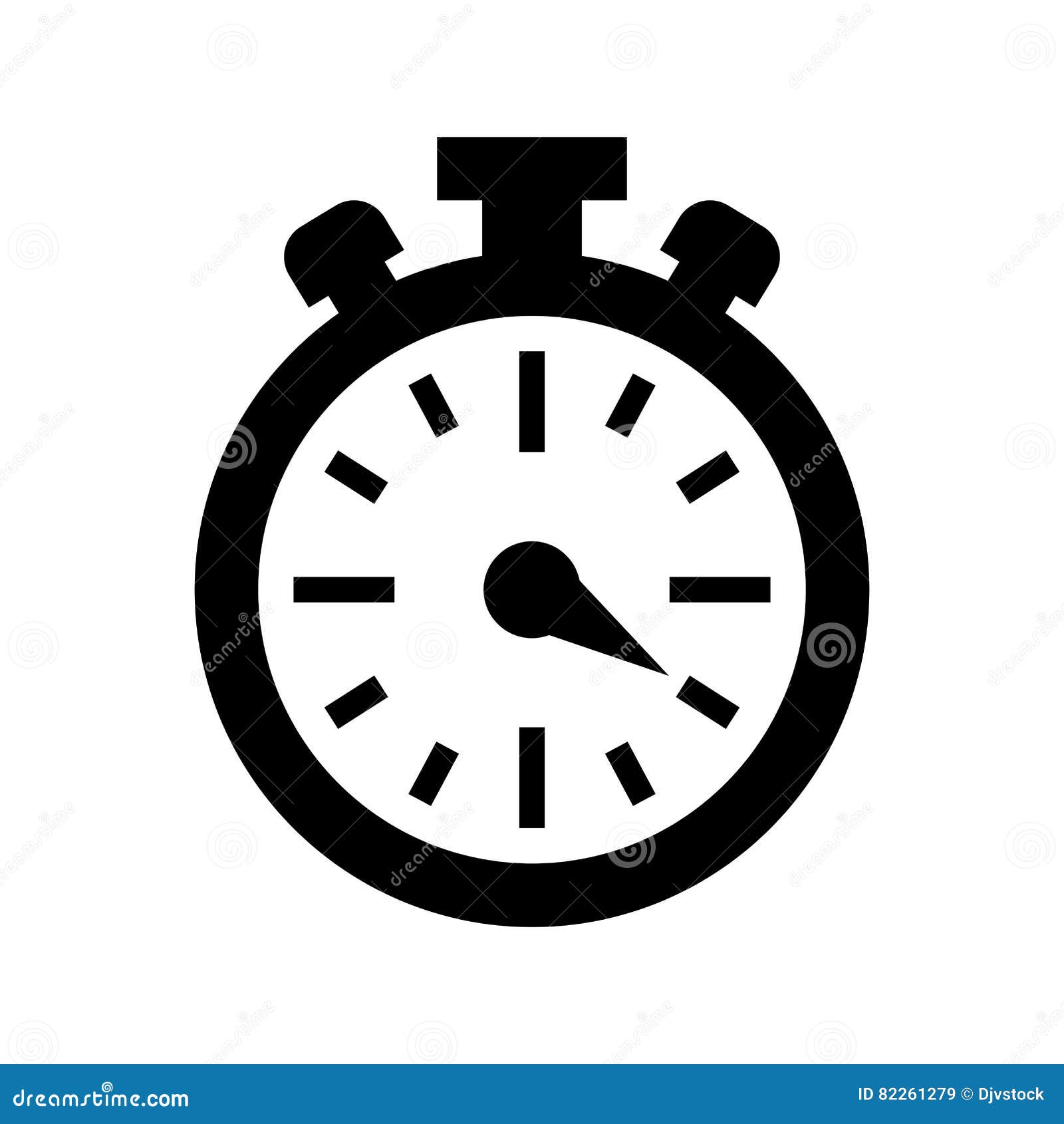 Classic timer stopwatch stock vector. Illustration of minute - 82261279