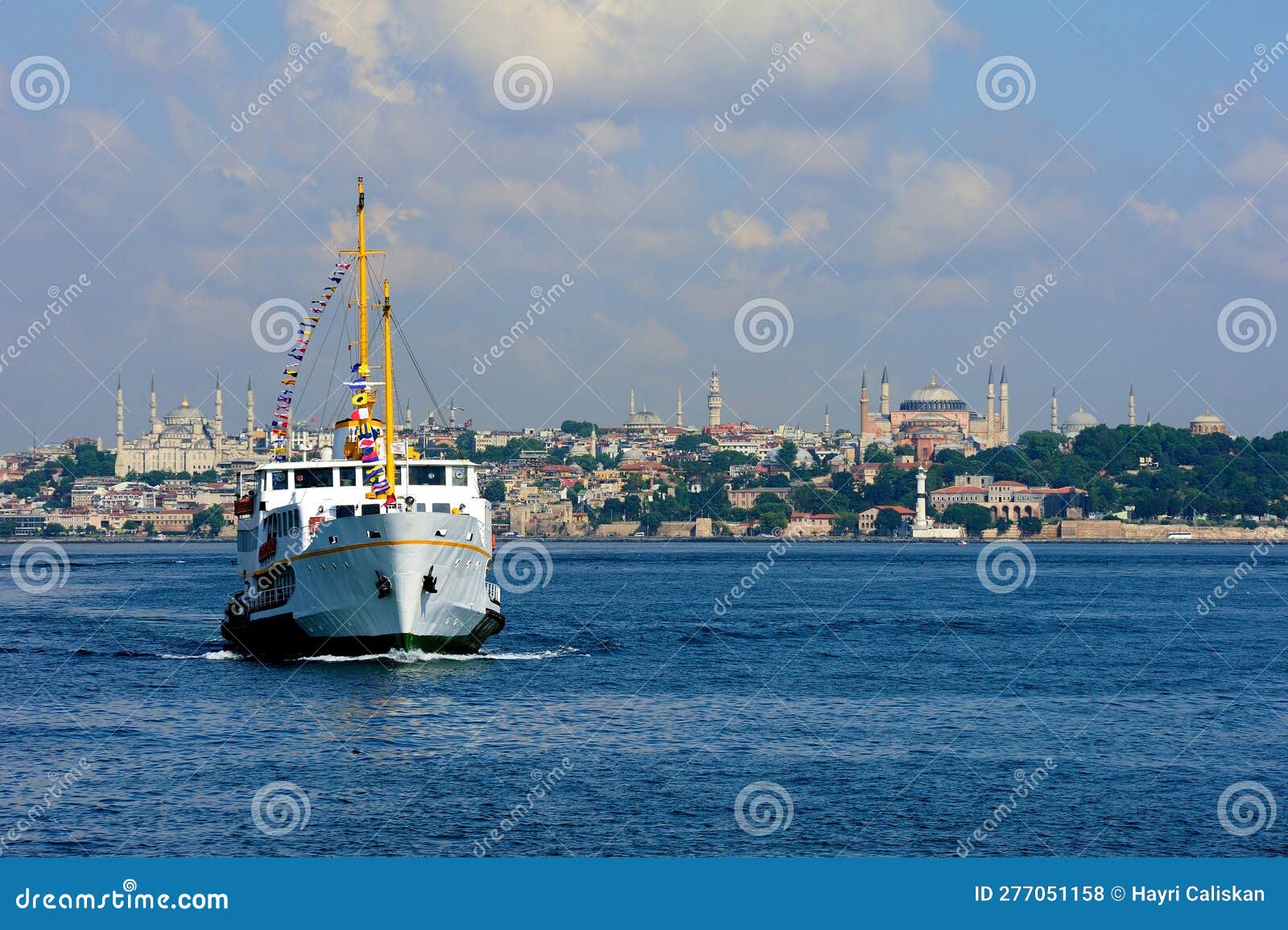 Classic Tourist Ship in the Bosphorus Strait. Editorial Stock Photo ...