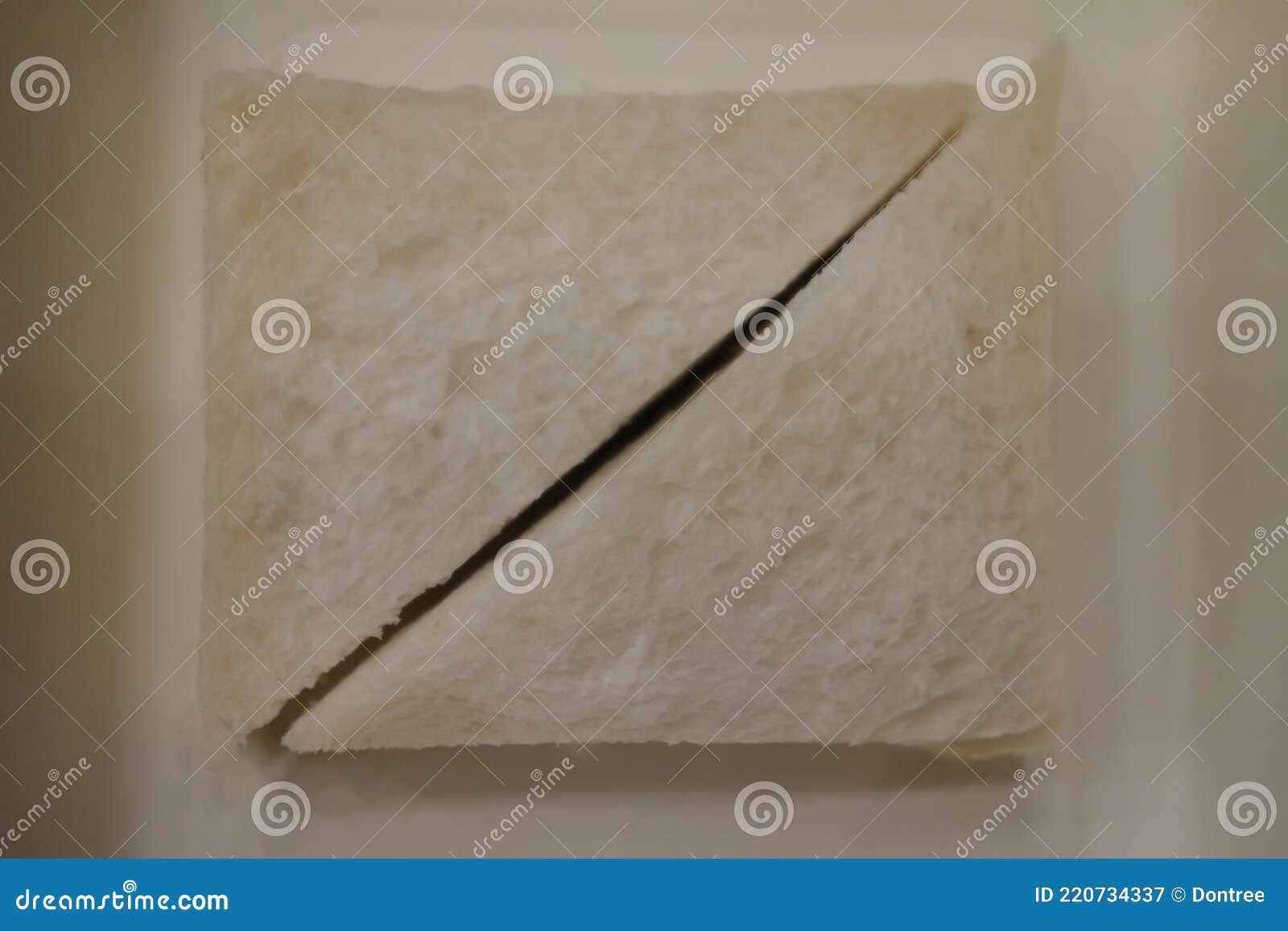 Classic triangle sandwich stock image. Image of melt - 220734337