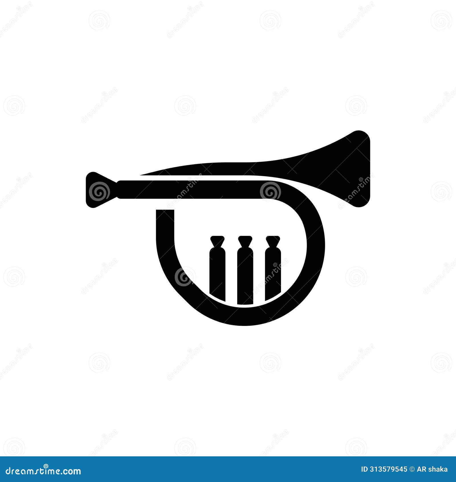 Classic Trumpet Logo,icon Vector Illustration Design Stock Illustration ...