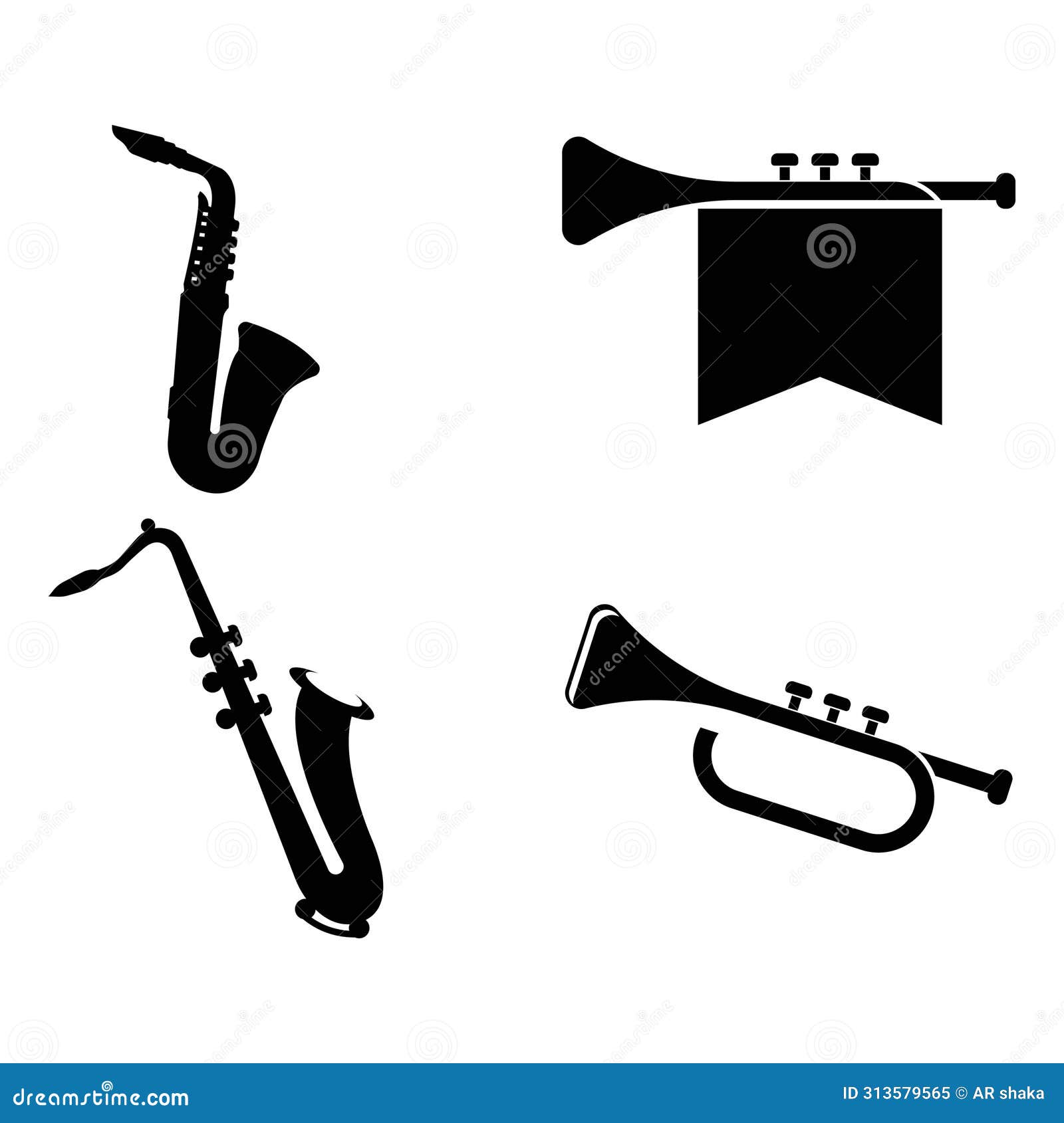 Classic Trumpet Logo,icon Vector Illustration Design Stock Illustration ...