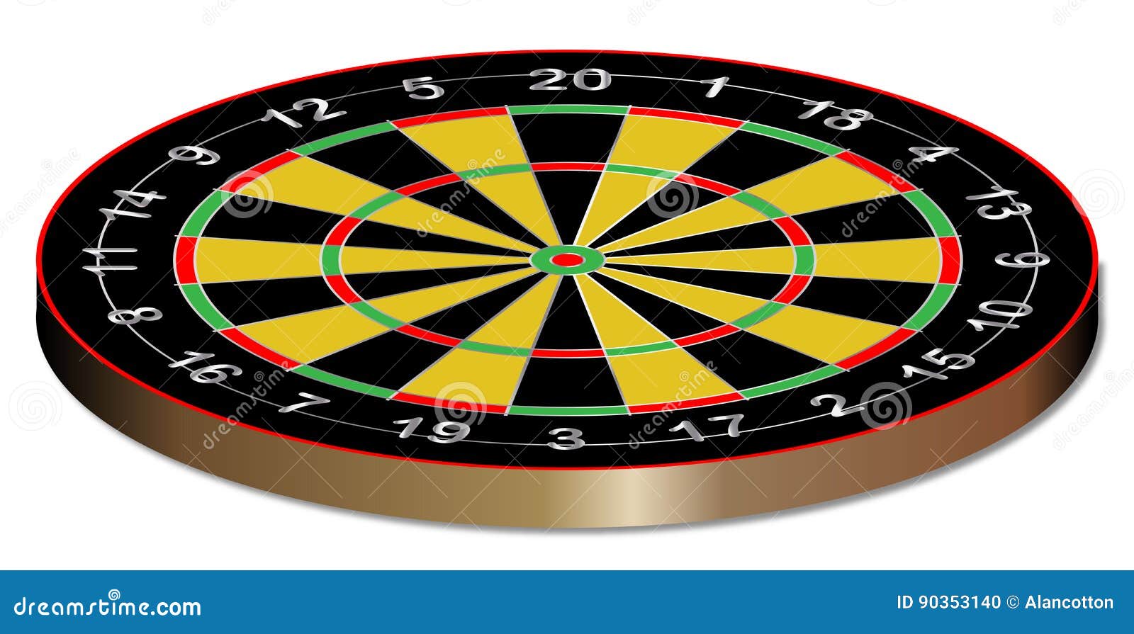 Classic Typical Darts Board Stock Vector - Illustration of drawing ...