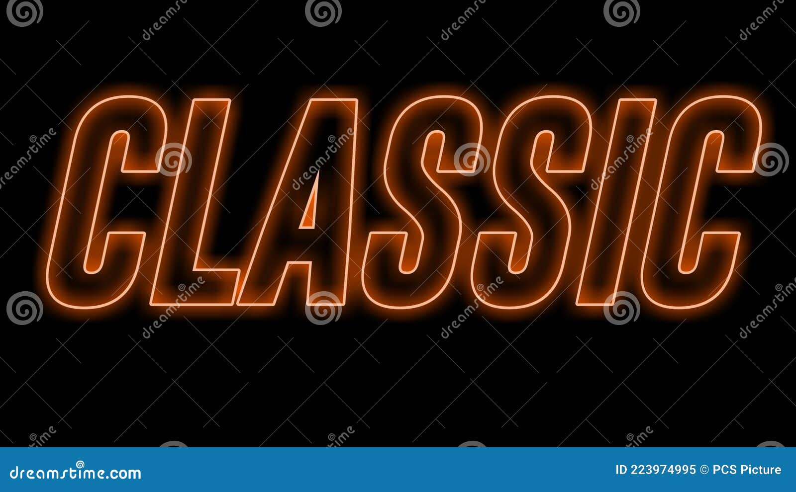Old Classic Car Typography Poster. Vector Illustration | CartoonDealer ...