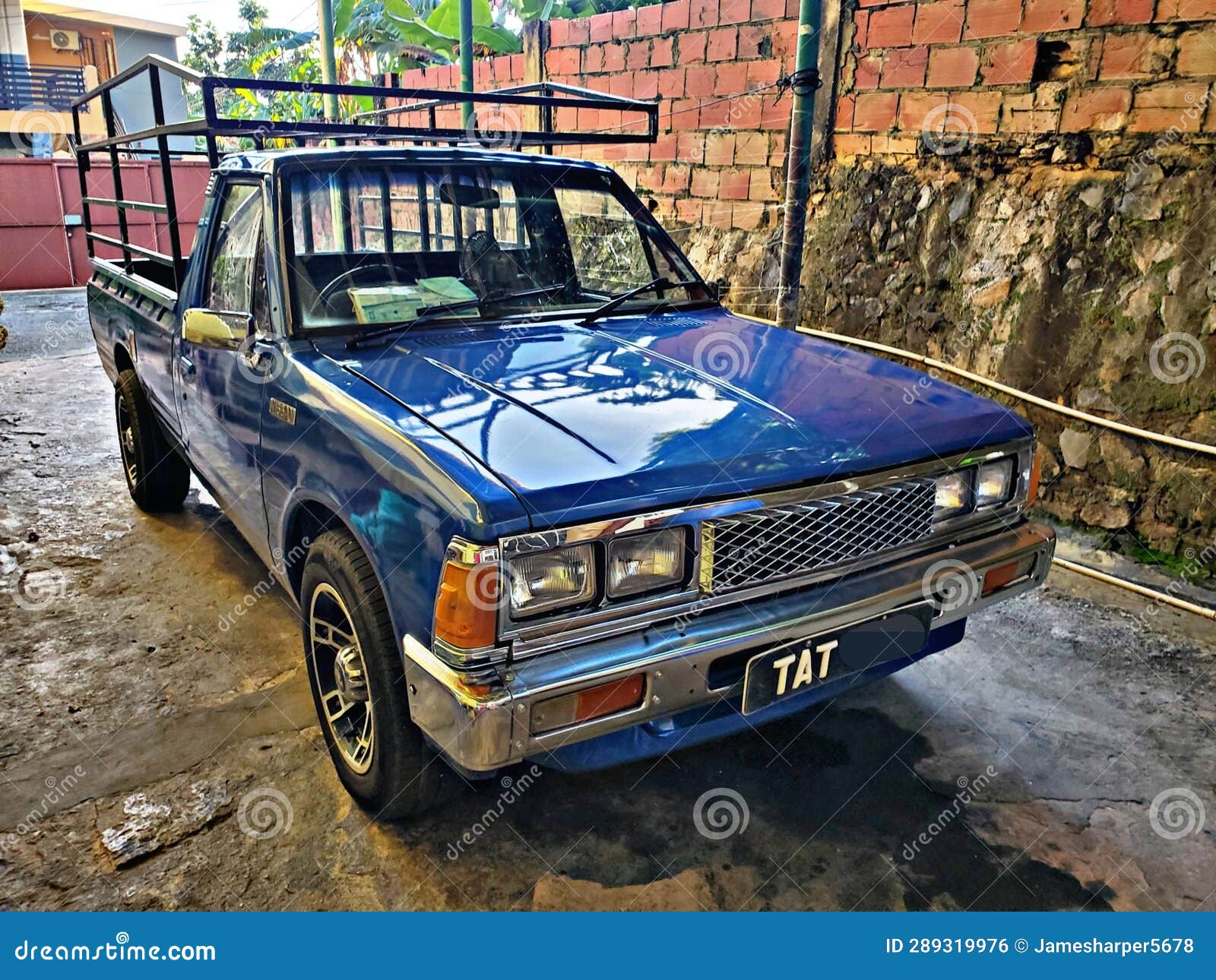 Nissan Datsun 1200 Historic Car Front Detail Editorial Image ...
