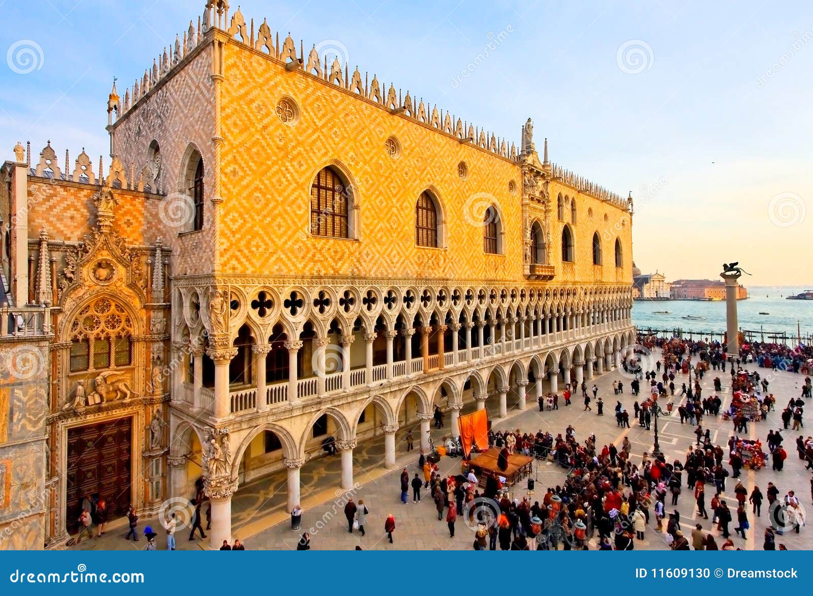 Classic venetian landscape stock photo. Image of history - 11609130